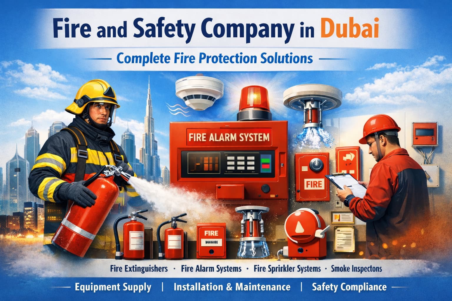 Fire and Safety Company in Dubai Complete Fire Protection Solutions